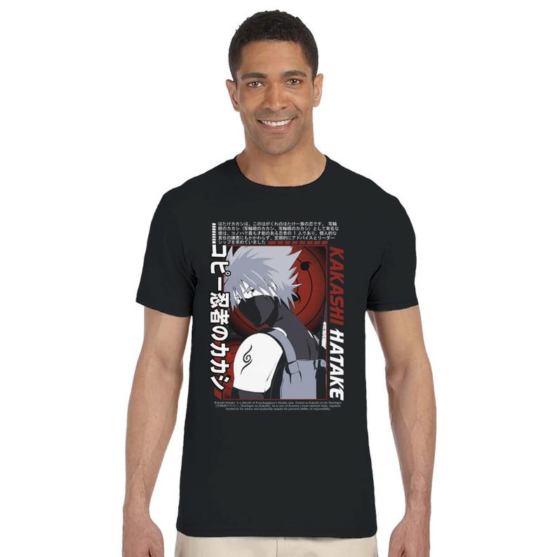 Kakashi Hatake Naruto Anime Merch Streetweaclothing UNISEX Fan Made ...
