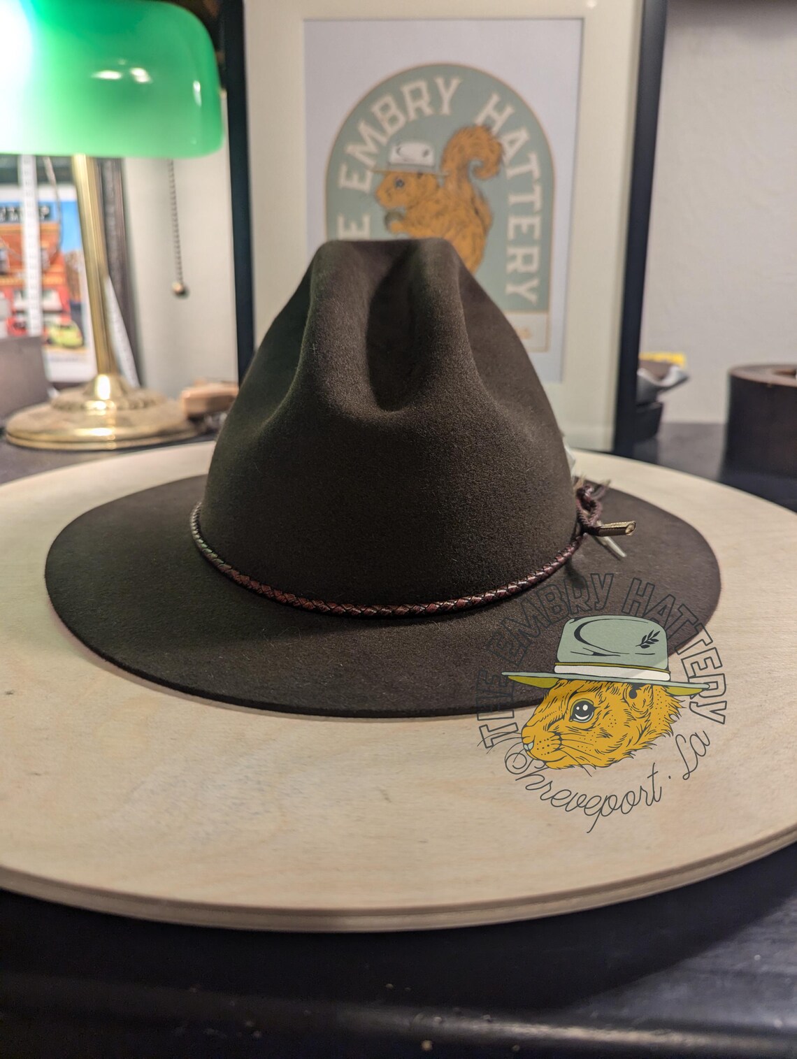 Handmade 100% Beaver Fur Felt Hat - Chocolate (dark Brown) - 57 Cm (7-1 ...
