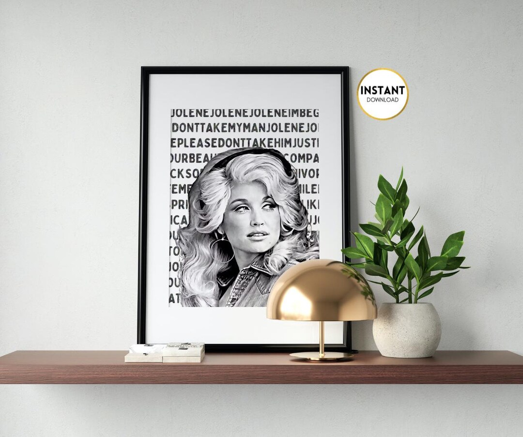 Dolly Parton Print, Dolly Parton Poster, Funky Prints, Dolly Parton ...