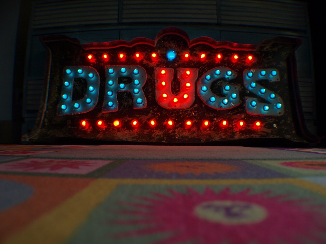 Vintage Marquee Lights Art U DRUGS Aranacci Inspired at the Parker Palm ...