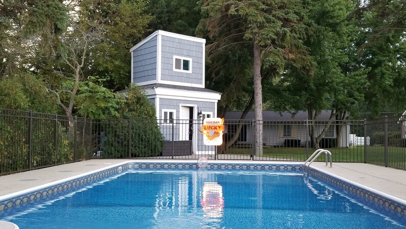 Marquee Dive BAR Lucky Girl Swim Outdoor Marquee 36X36 - Etsy