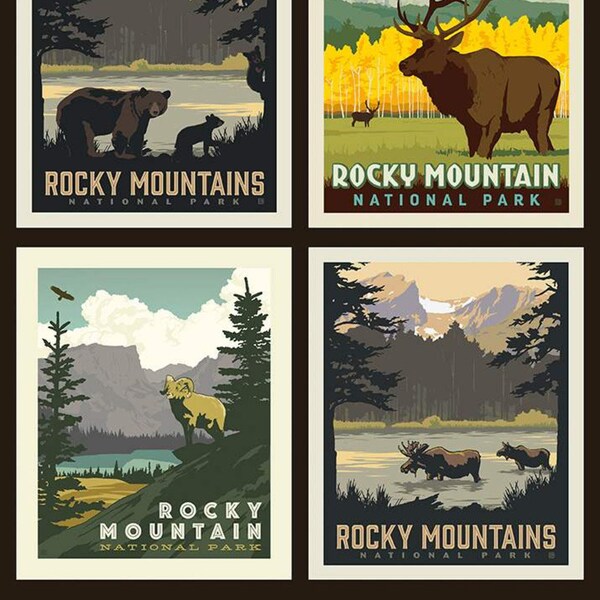 Riley Blake National Park Panel - Etsy