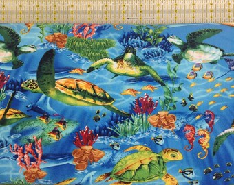 Ocean themed fabric | Etsy