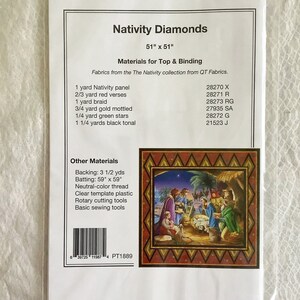 The Nativity Quilt Kit From Quilting Treasures - Etsy