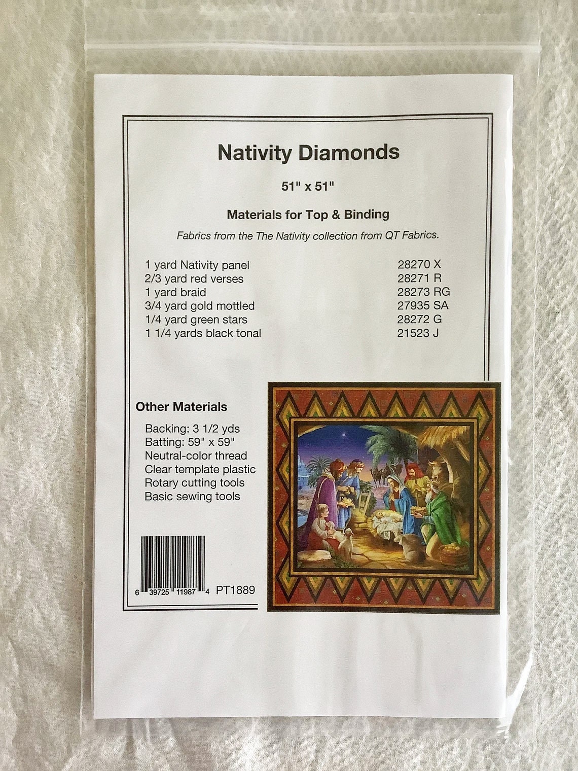 The Nativity Quilt Kit From Quilting Treasures - Etsy