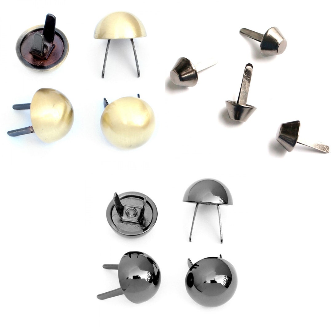 Four Dome Feet for Purses, or Bucket Bag Gunmetal - Etsy