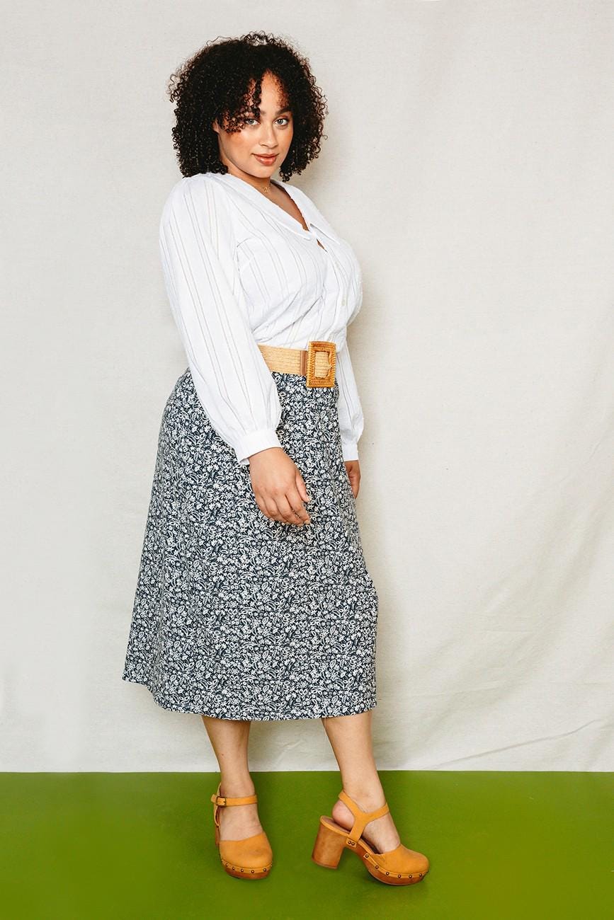 The Patina Blouse Pattern From Friday Pattern Company Designer Chelsea ...