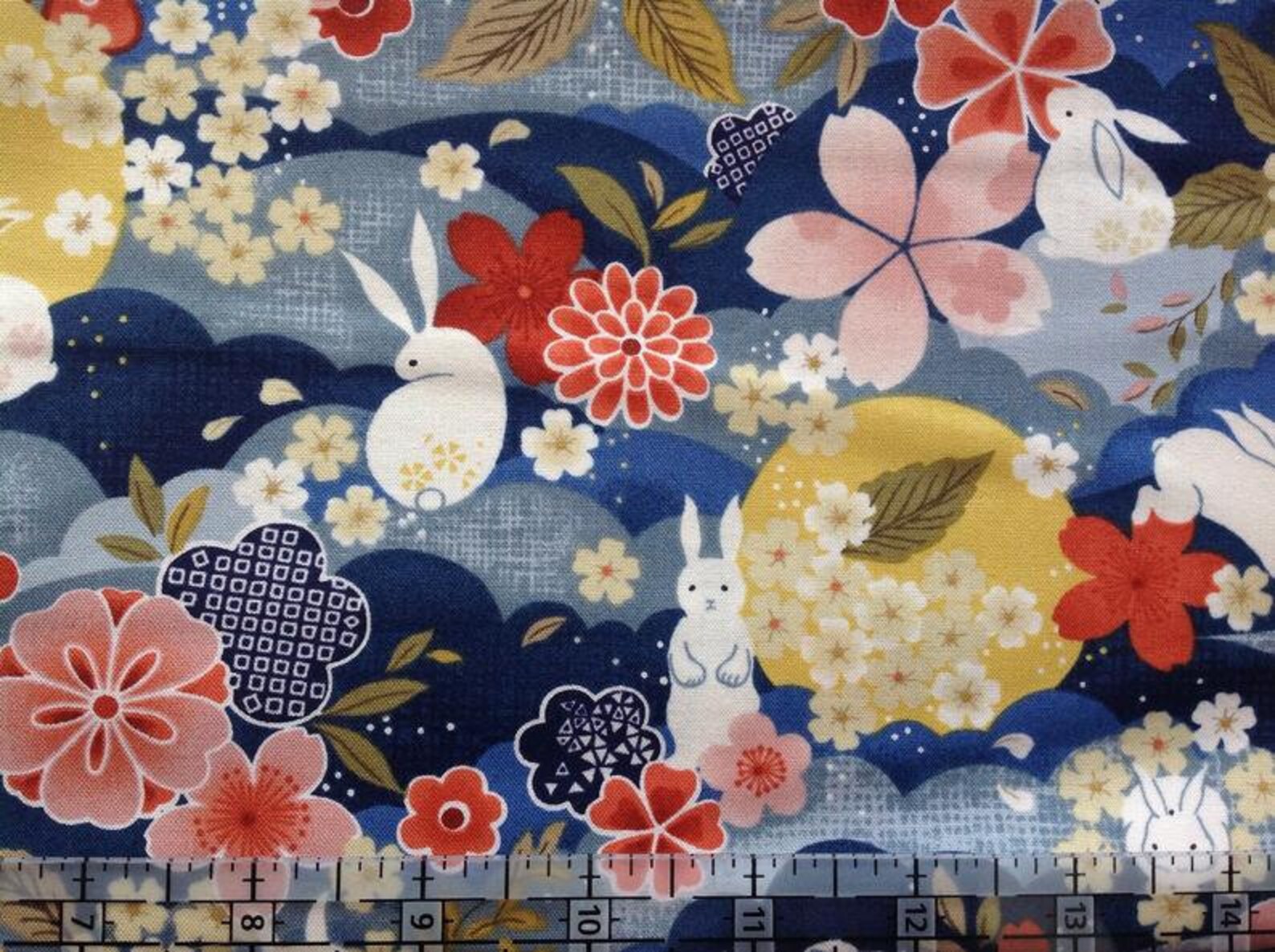 Moon Rabbit Navy Main From Paintbrush Studios 2023 Year of the - Etsy