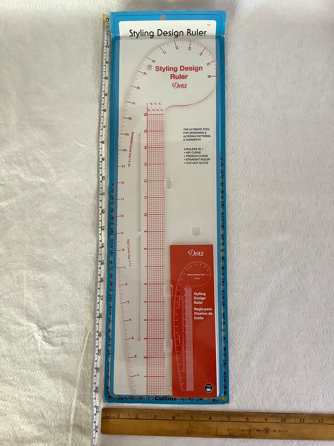 Dritz/collins Styling Design Ruler French Curve - Etsy