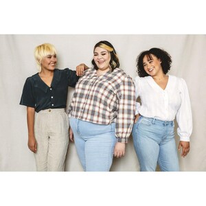 The Patina Blouse Pattern From Friday Pattern Company Designer Chelsea ...