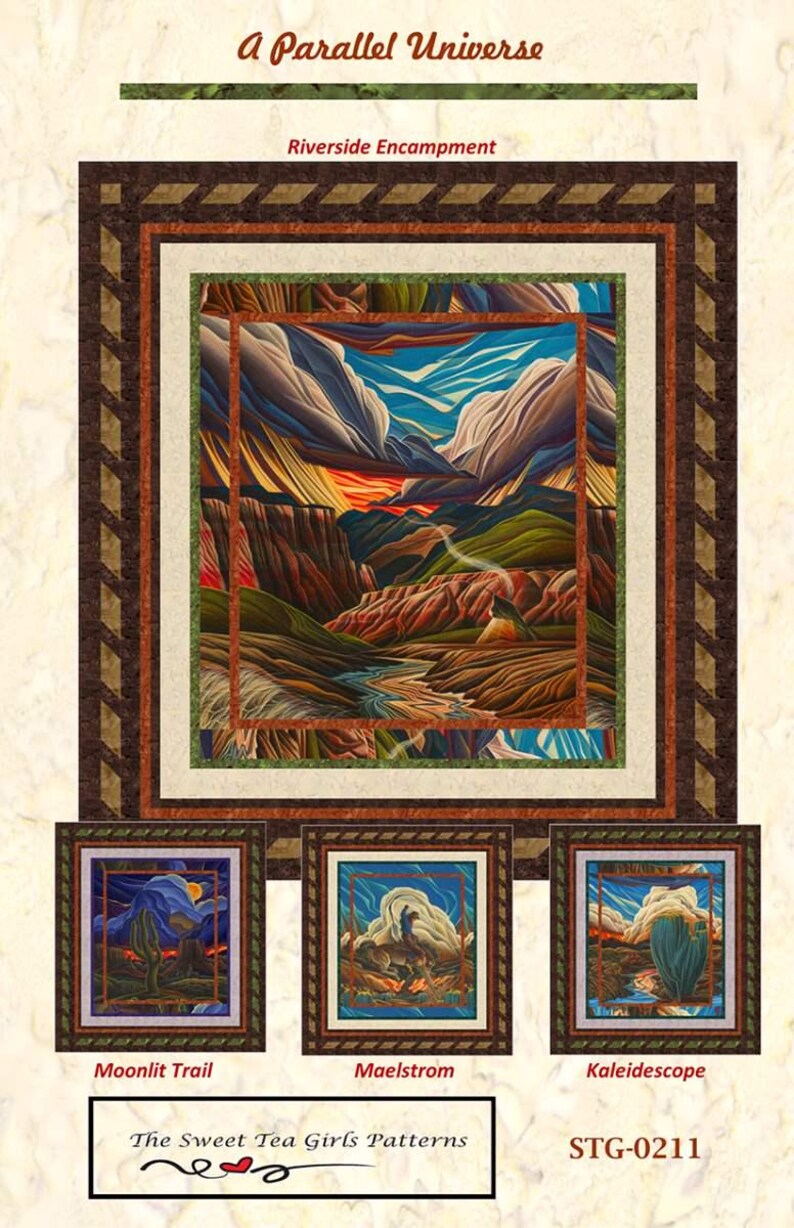 Western Reflections Panels From Riley Blake Based on William Haskell ...