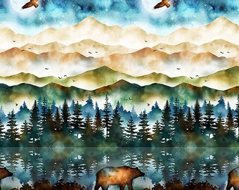 Earth V5228-58 From the Starry Nights Collection by Hoffman Fabrics ...