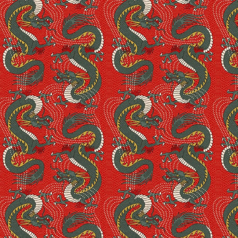 Dragon Fabric - Etsy