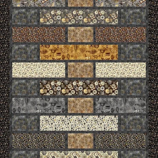 Steampunk Quilt Kit - Etsy