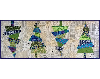 CRAZY CHRISTMAS TREES Pattern Cut Loose Press - Etsy