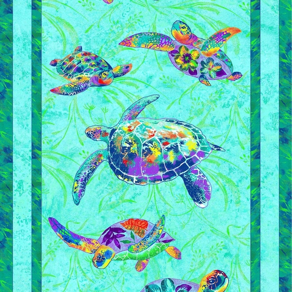 Turtle Fabric - Etsy