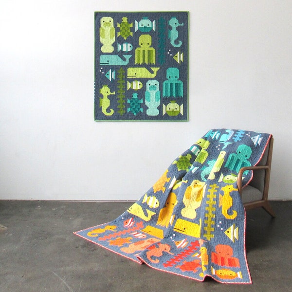 Ocean Quilt - Etsy