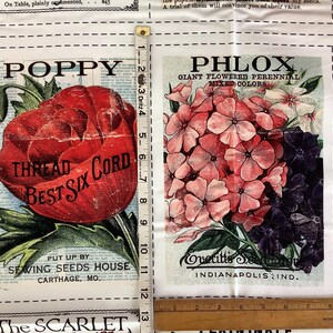 Sewing Seeds III Seed Catalog Patch Panel J Wecker Frisch Riley Blake ...