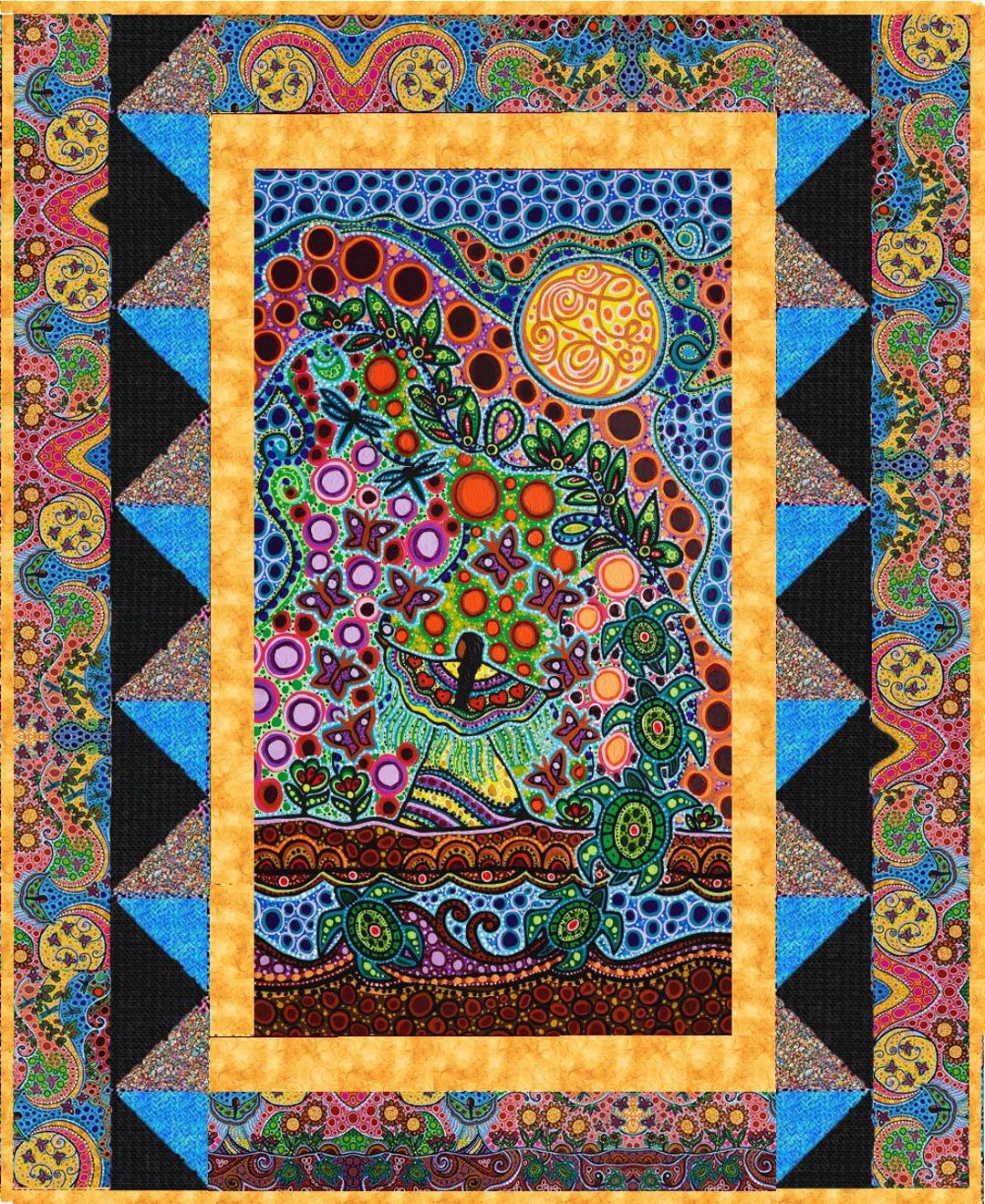 Strong Earth Woman Quilt Kit by Deborah G. Stanley From Elizabeths ...