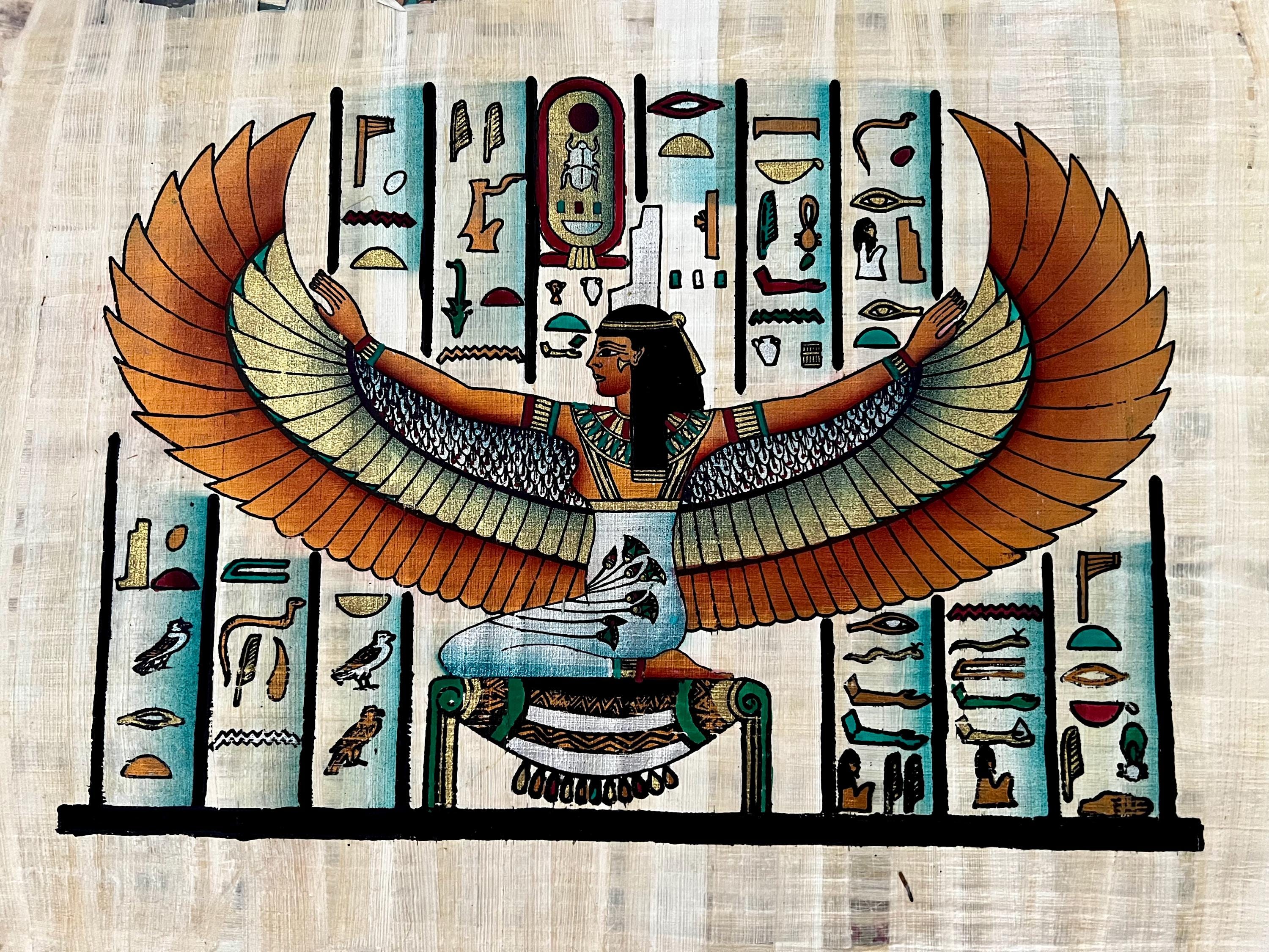 Genuine Egyptian Hand Painted Papyrus - Etsy