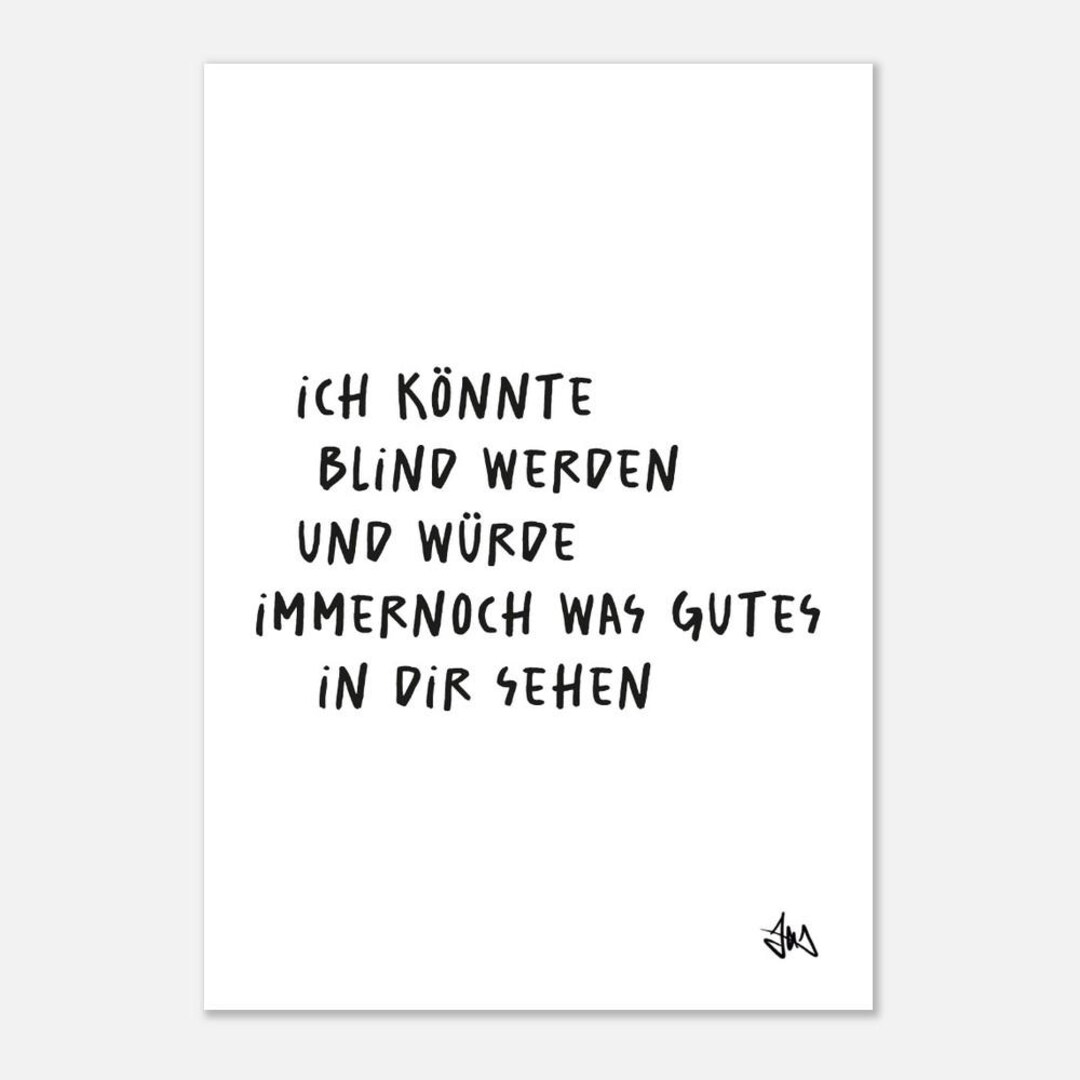 GOING BLIND Poster A3/A4 - Etsy