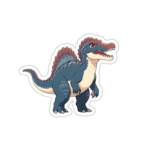 Spinosaurus Dinosaur Sticker - Etsy