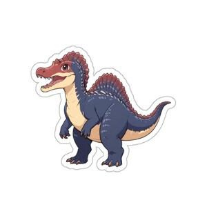 Spinosaurus Dinosaur Sticker - Etsy