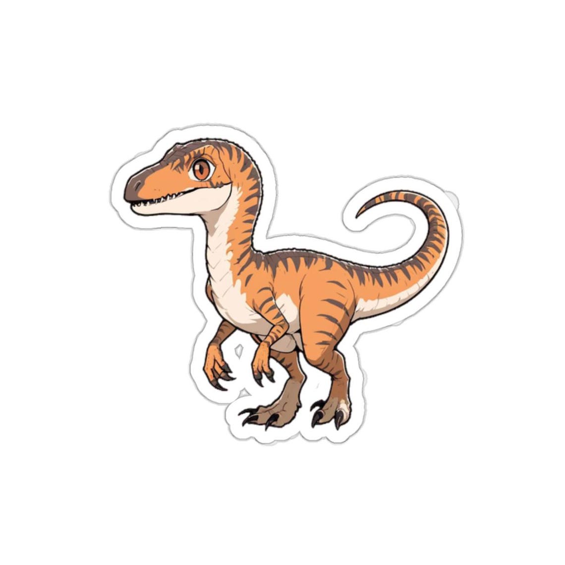 Velociraptor Dinosaur Sticker - Etsy