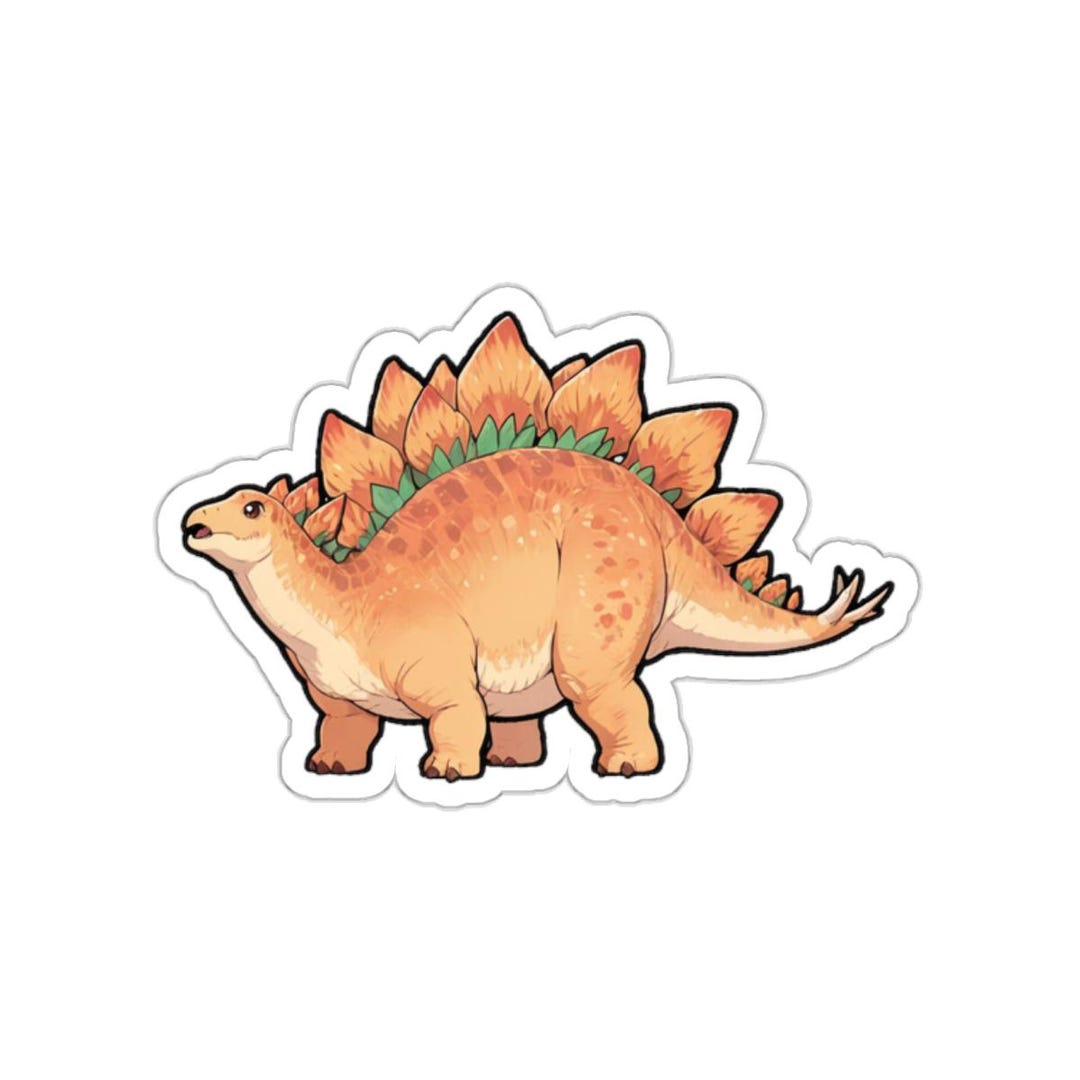 Stegosaurus Dinosaur Sticker - Etsy