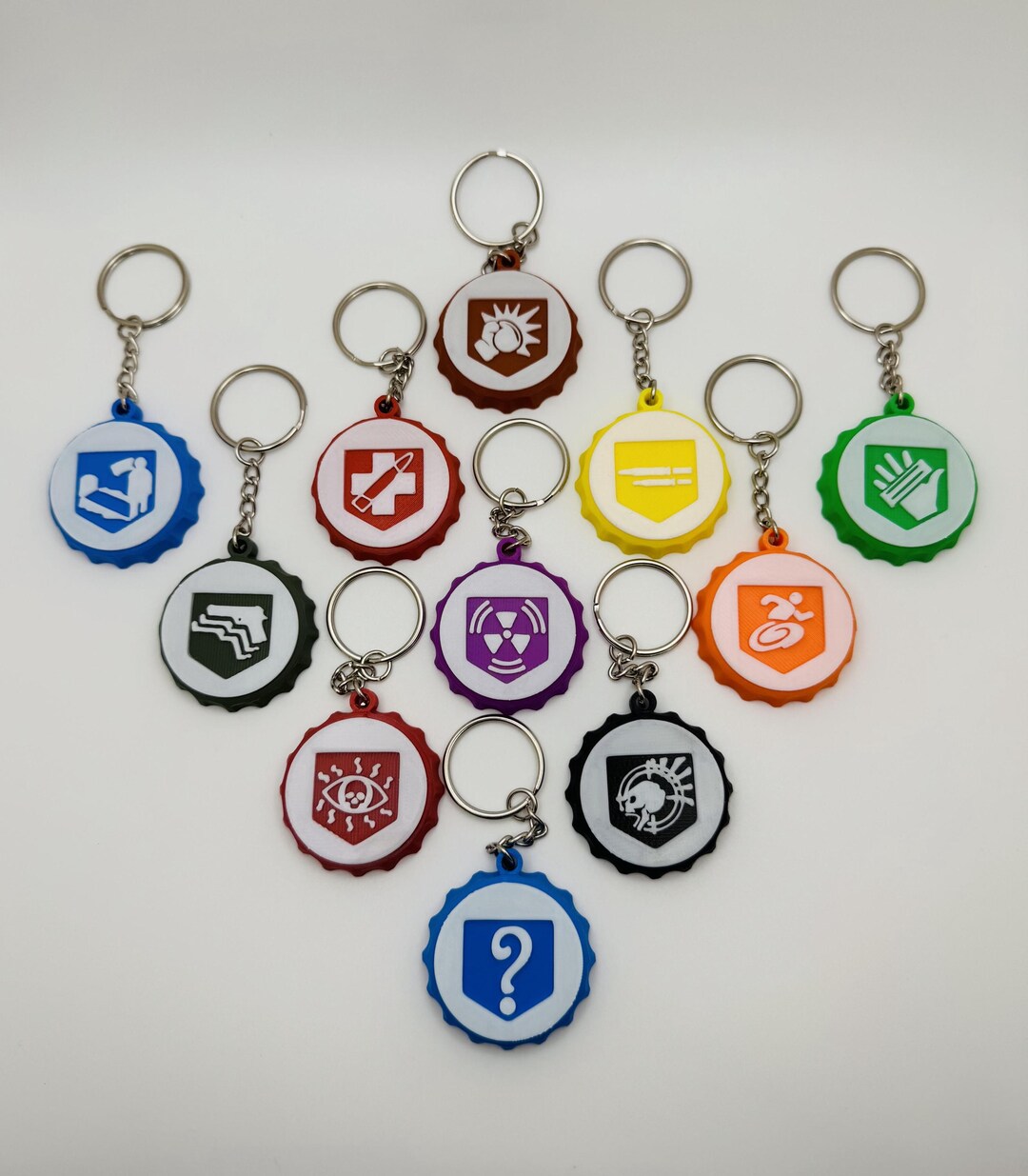 Zombies Perk Bottle Cap Keychain - Etsy