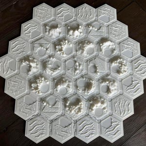 Settlers of Catan 3d Printed (DIY Paint) - Etsy