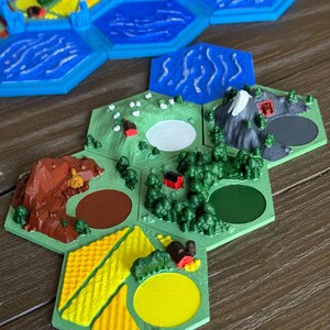 Settlers of Catan 3d Printed (DIY Paint) - Etsy