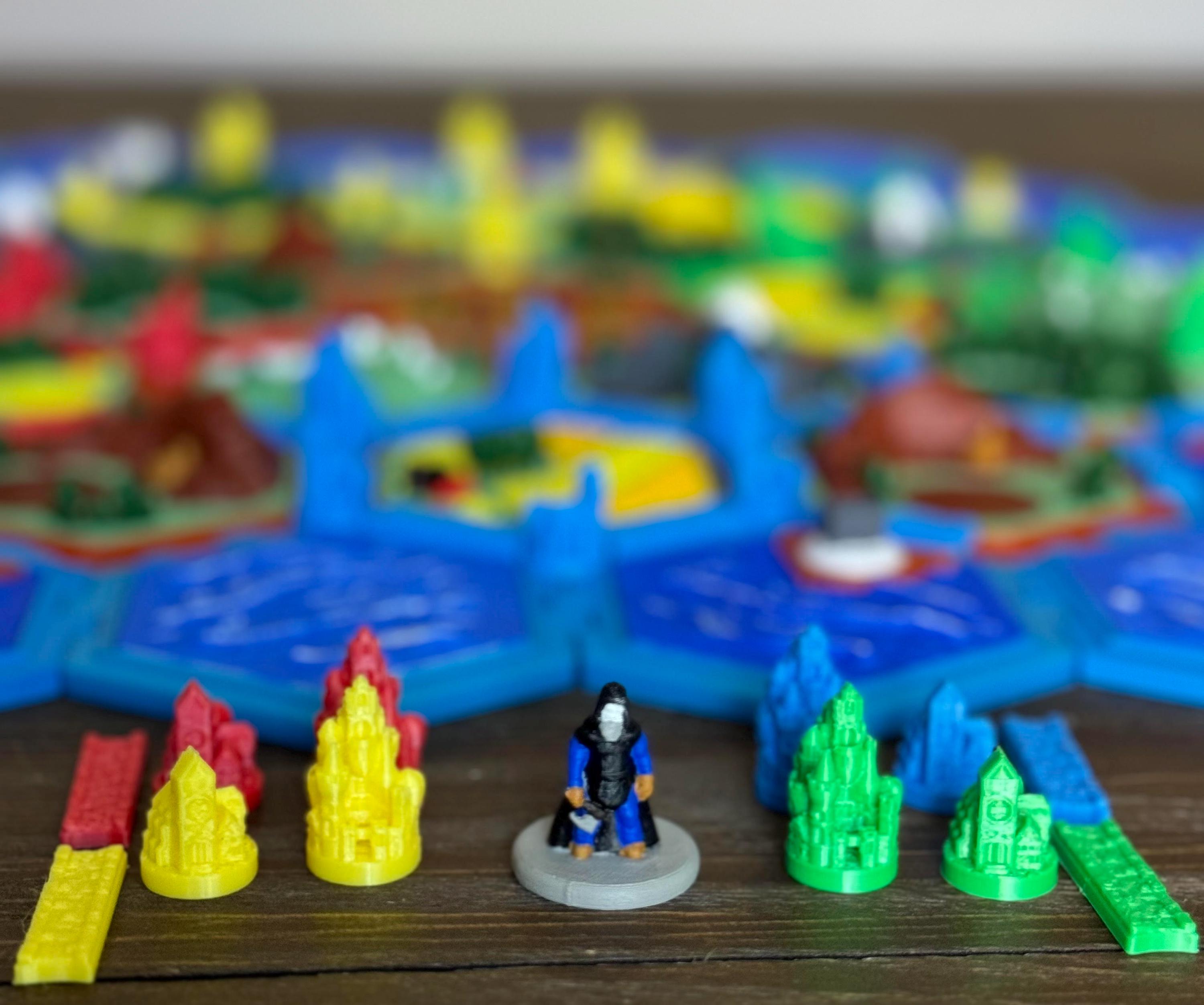 Settlers of Catan 3d Printed (DIY Paint) - Etsy