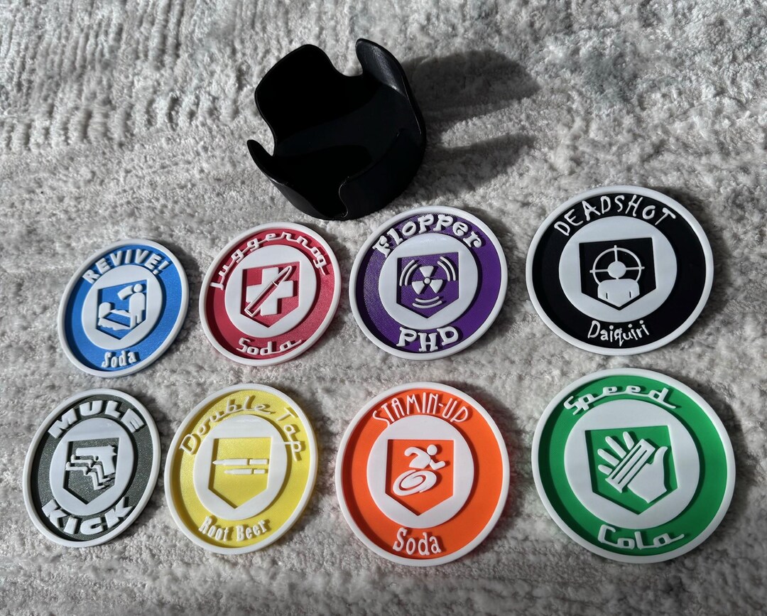 Call of Duty Zombies Perk Drink Coasters - Etsy