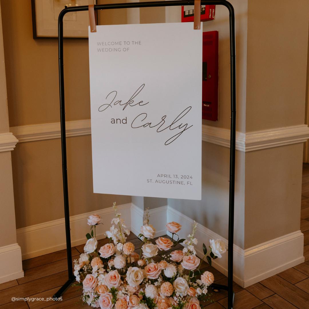 Wedding Welcome Sign Canva Template - Etsy