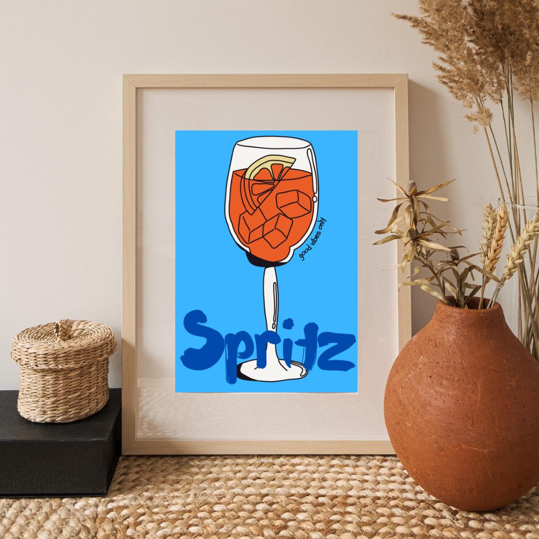 Aperol Spritz Glass, Aperol Spritz in a Glass, Aperol Spritz Cocktail ...