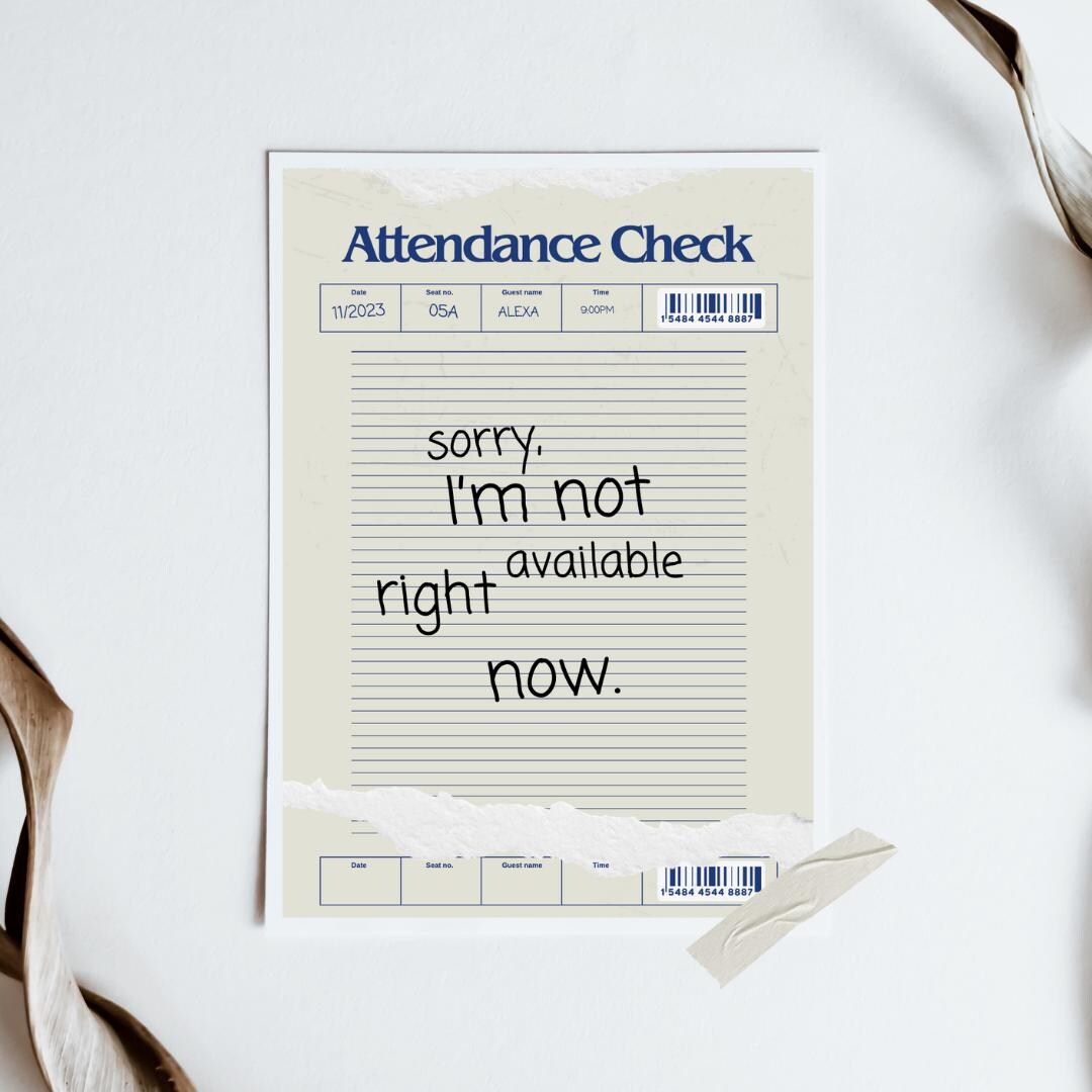 Guest Check Poster, Guest Check Wall Art, Retro Guest Check Wall Art ...