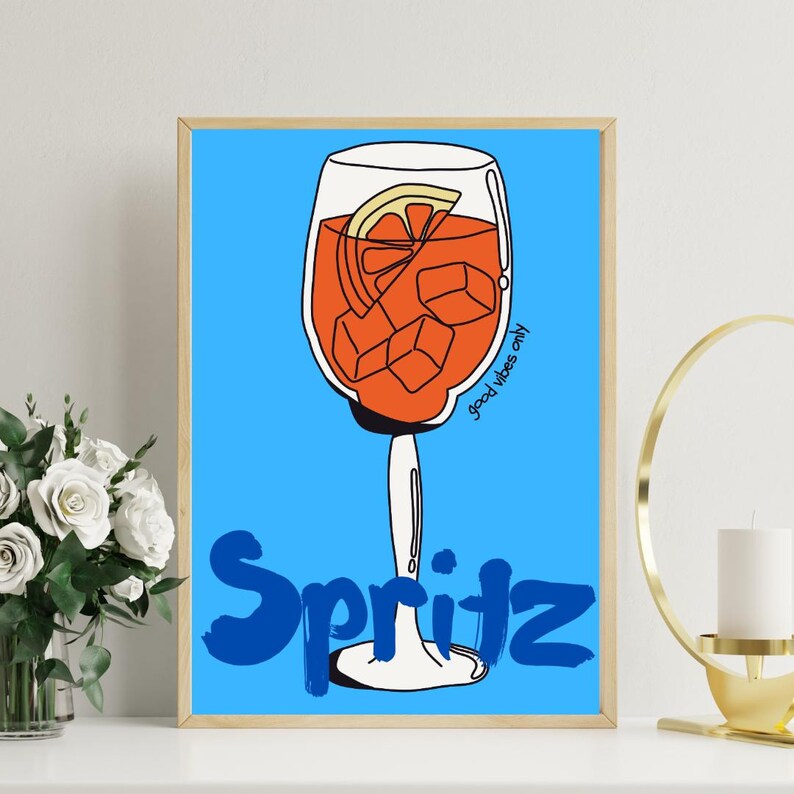Aperol Spritz Glass, Aperol Spritz in a Glass, Aperol Spritz Cocktail ...