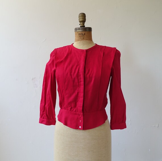 Vintage 70s Pierre Cardin Two Piece Linen Set/ 1970s … - Gem