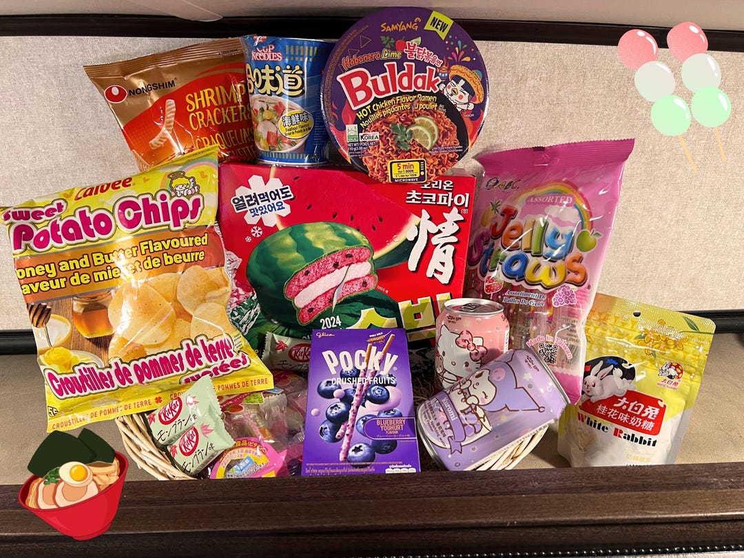 The Ultimate Asian Snack Box, Made in Asia Chocolate, Buldok Ramen ...