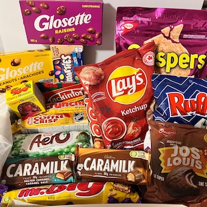 The Ultimate CANADIAN Snack Box, Made in Canada Chocolate, Ketchup ...