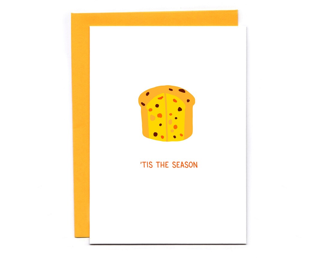 Funny Christmas Card - Panettone Cake - 'tis the Season - Italian ...