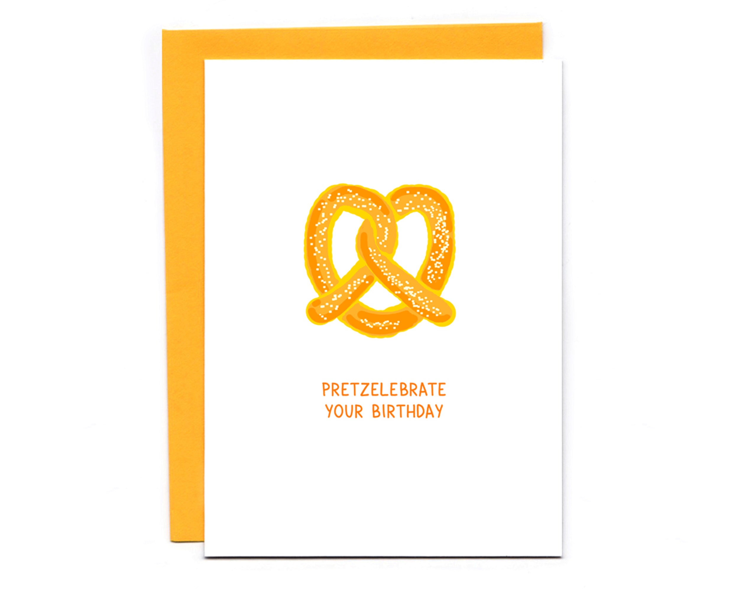 Pretzel Birthday Card - Funny Pun Greeting Card - Etsy