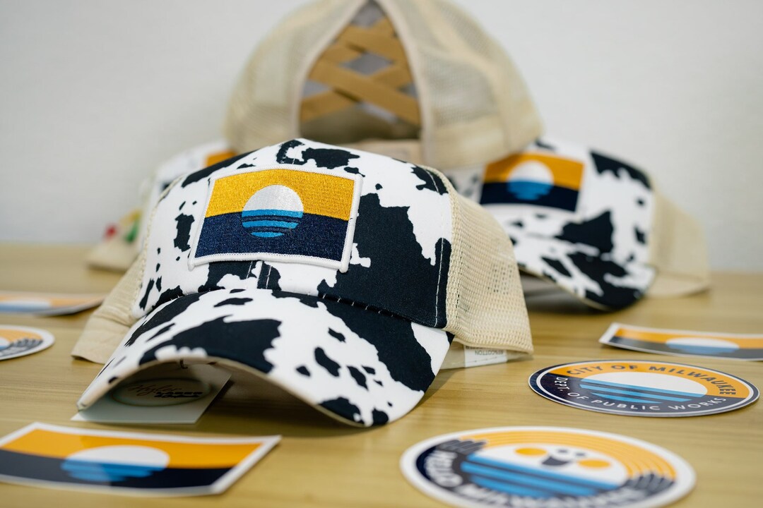 MKE Flag Hat, the Milwaukee Cowgirl, Milwaukee Hat, MKE Hat, Wisconsin ...