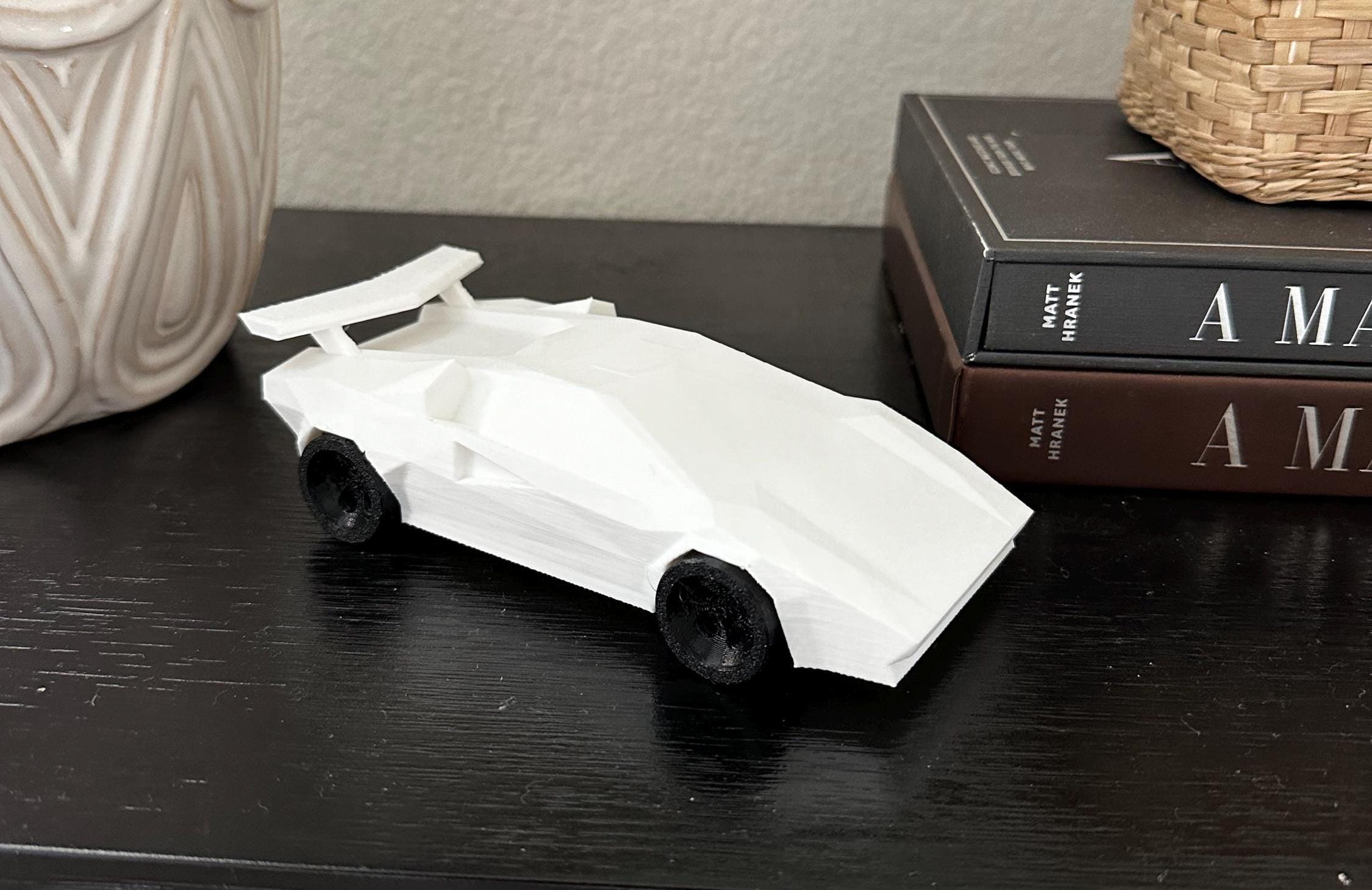Lamborghini Countach Low Polygon Desktop Display Model Unique ...