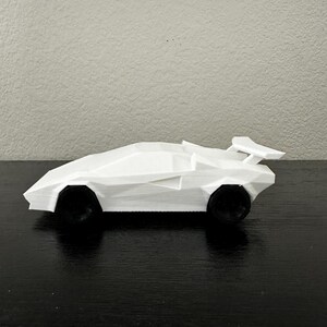 Lamborghini Countach Low Polygon Desktop Display Model Car Unique ...