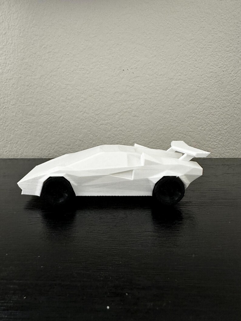 Lamborghini Countach Low Polygon Desktop Display Model Unique ...