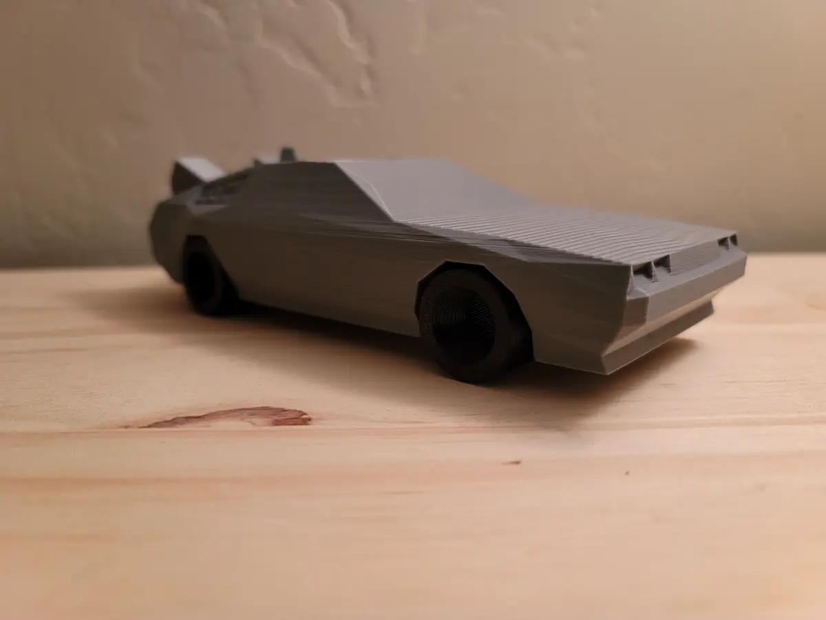 DMC Delorean Back to the Future Low Polygon Desktop Display Model Car ...