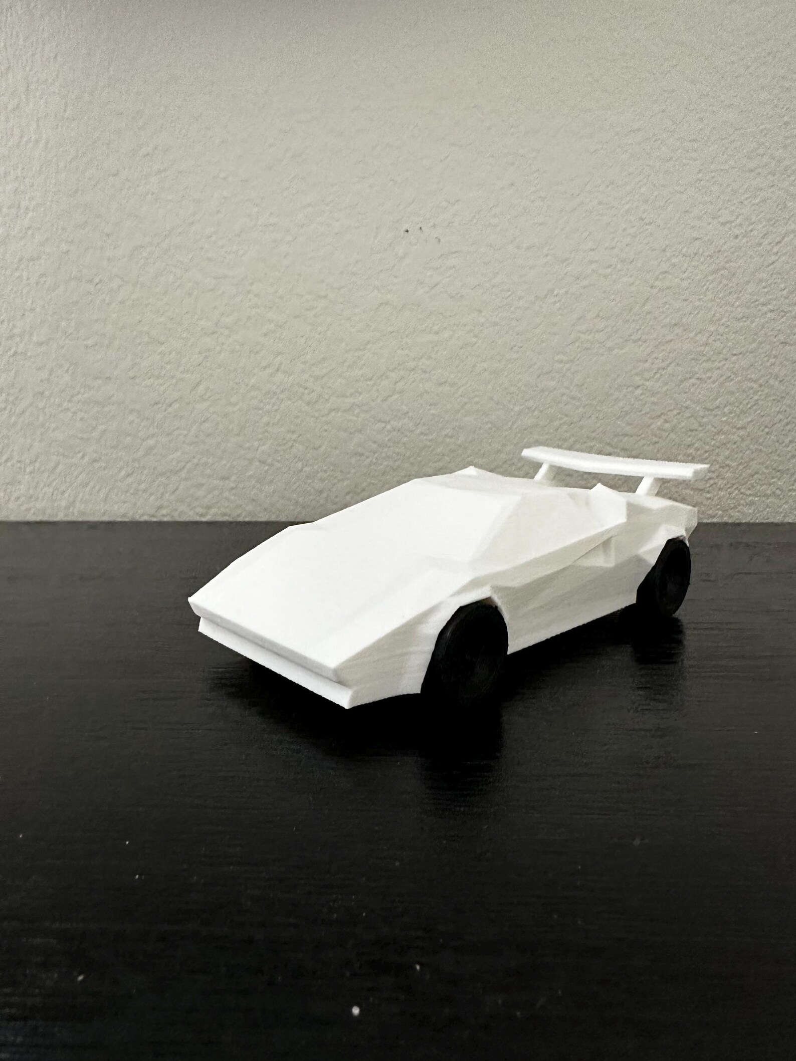 Lamborghini Countach Low Polygon Desktop Display Model Car Unique ...