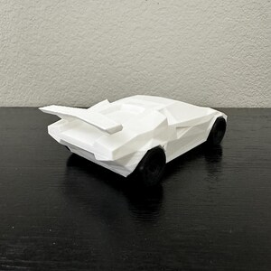 Lamborghini Countach Low Polygon Desktop Display Model Car Unique ...